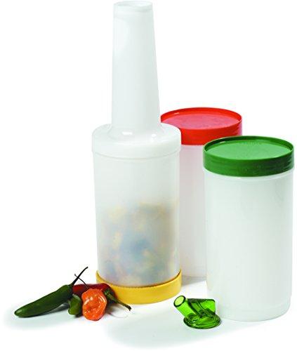 Carlisle FoodService Products Stor N Pour Plastic Easy Pour Set, Pour ...