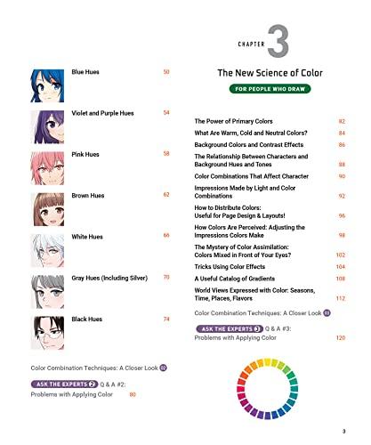 Anime Manga Digital Coloring Guide: Choose the Colors That Bring Your ...