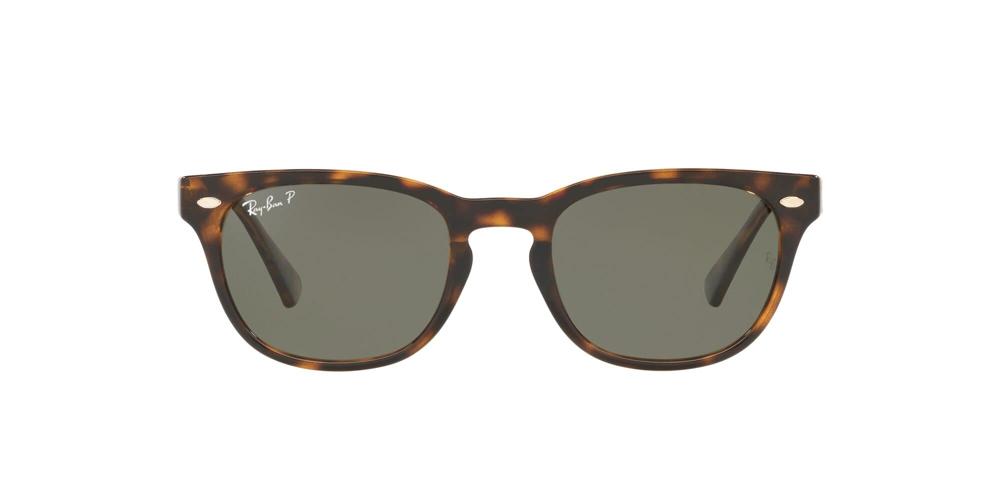 Ray-Ban RB4140 Wayfarer Sunglasses, Light Havana/Polarized CRYstal ...