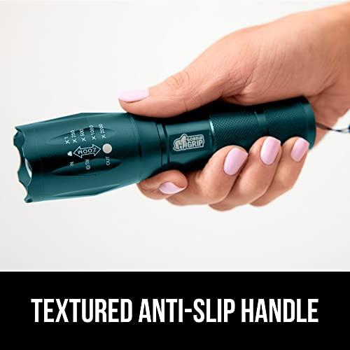 Gorilla Grip Powerful LED 750 FT Water Resistant 5 Adjustable Mode ...