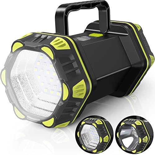 Linterna Camping Recargable, Linterna LED Camping con 1200LM, Capacidad ...
