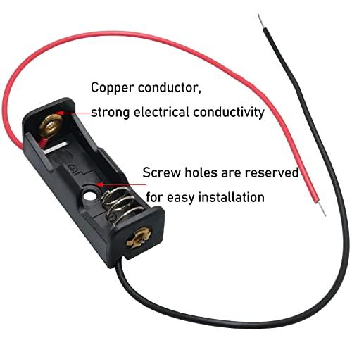 LUORNG 10PCS 12V 23A Battery Holder, Battery Case with Leads Wires ...