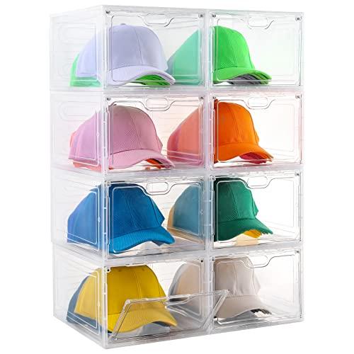 Caja organizadora de sombreros INSTY para gorras de béisbol, paquete de ...