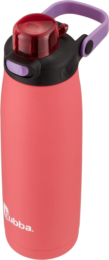 Bubba Radiant Push Button Botella De Agua Con Pajita De Acero ...