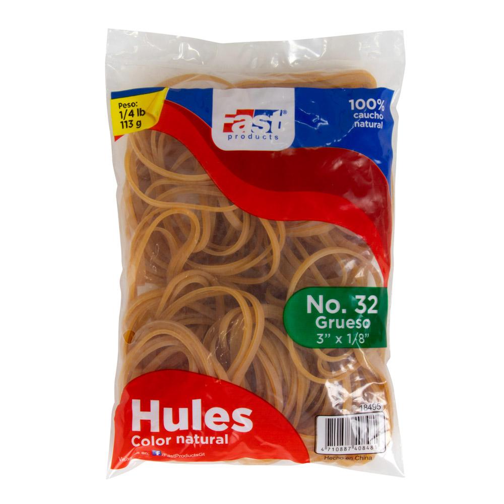 Hules Fast 32 Grueso 113 Grs. Natural 140U : Precio Guatemala