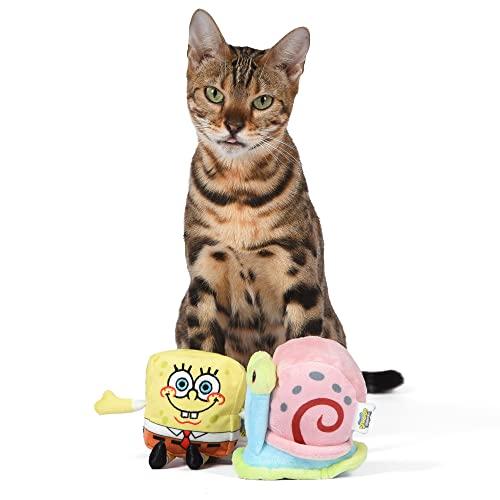 SpongeBob SquarePants for Pets 2pc Cat Toy Collection, Spongebob and ...