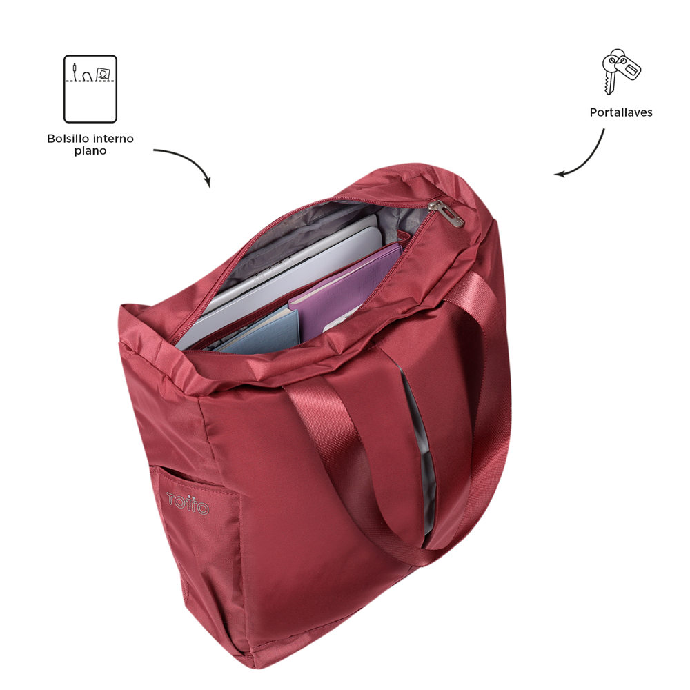 Bolso Para Mujer Sorinned Color Corinto Totto : Precio Guatemala