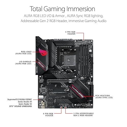 Asus ROG Strix B550-F Gaming WiFi II AMD AM4 (3rd Gen Ryzen) ATX ...