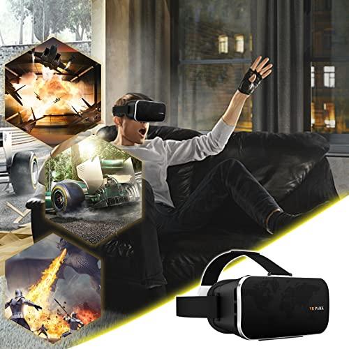 Gafas de realidad virtual Vr 3D para teléfonos móviles adecuadas para control de películas YV8 ...