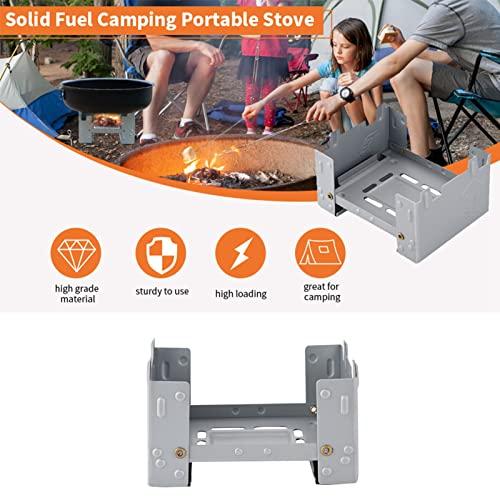 Pocket Stove,Ultralight Folding Pocket Stove,Solid Alcohol Fuel Outdoor ...