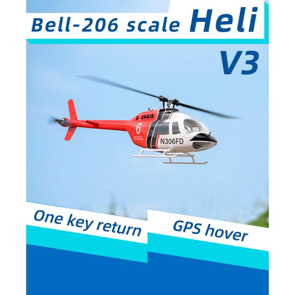 Newcomer RC Helicopter, FLYWING Bell-206-V2 470-Class Aircraft Model 2 ...