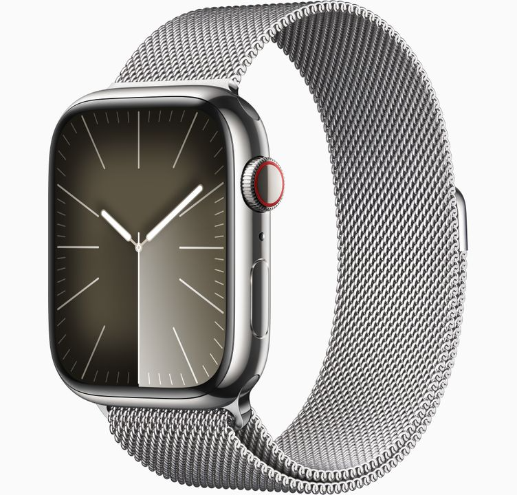 Reloj Inteligente Apple Watch Series 9 45Mm Acero Inoxidable, Silver ...