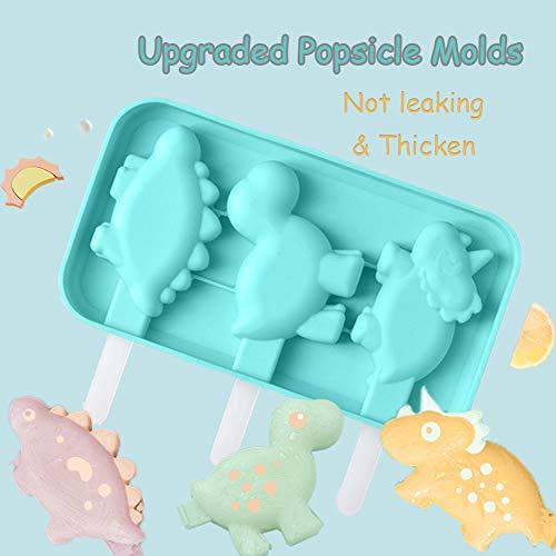 Channel V Upgrade Dinosaurs Ice Pop Molds Fun Silicone Popsicle Molds ...