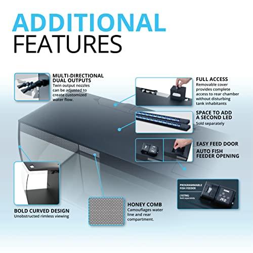 Fluval Flex 32.5 Aquarium Kit - Fish Tank for Fish Plants - Comes with ...