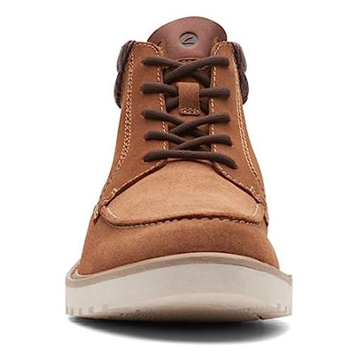 Clarks Mens Barnes Mid - Tamaño 8.5 - Color Cola Suede : Precio Guatemala