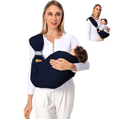 Shiaon Baby Sling Carrier Newborn to Toddler, Lightweight Baby Carrier ...