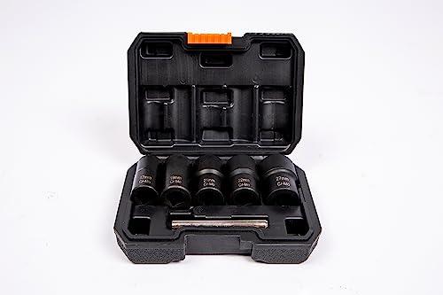 LONKER 6PCS Lug Nut Bolt Extractor Set, Twist Socket Set 1/2 Drive ...