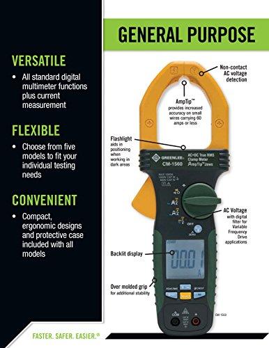 Greenlee - Pinza amperimétrica, Ac (Cm-860) (Pop), Elec Test ...