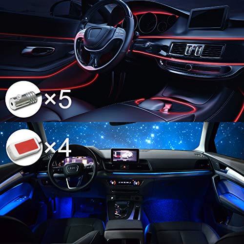 Car LED Strip Lights, LEDCARE 9 in 1 RGB Car Interior Lights with APP ...