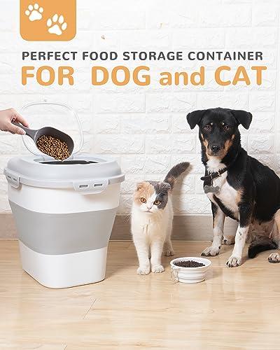 DDMOMMY Contenedor de almacenamiento de alimentos para perros de 30 a ...