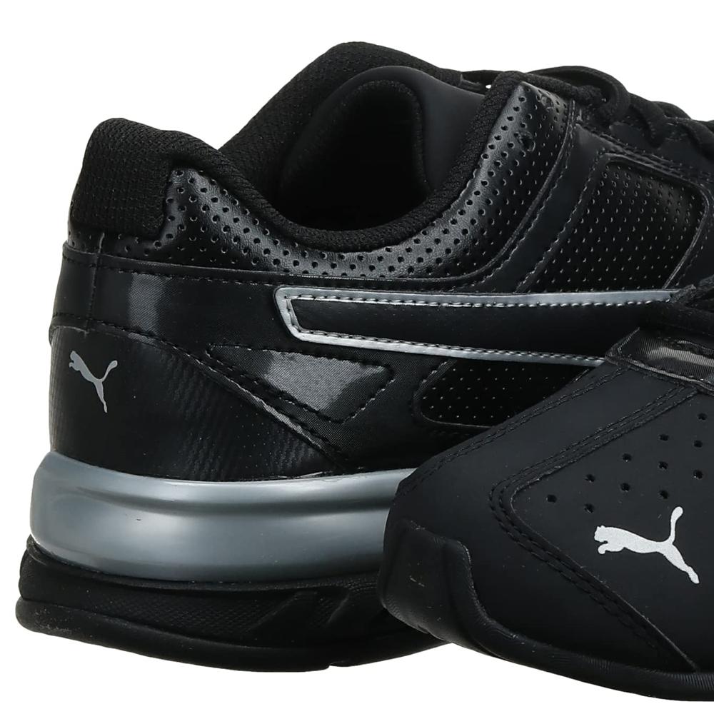 PUMA Mens Tazon 6 FM Puma Black/ Puma Silver Running Shoe - 9 D(M) US ...