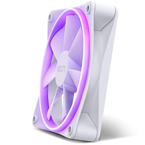 NZXT F120 RGB Fans - RF-R12TF-W1 - Advanced RGB Lighting Customization ...
