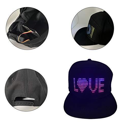 Multi-Language Bluetooth LED Smart Cap, Customized Bluetooth Hat Mobile ...