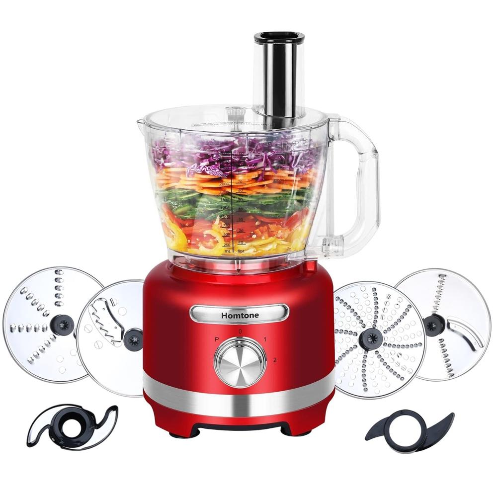 Homtone Food Processor 16 Cup, Vegetable Chopper Electric, Food ...