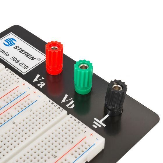 Protoboard 2 Bloques 4 Tiras 3 Bornes : Precio Costa Rica
