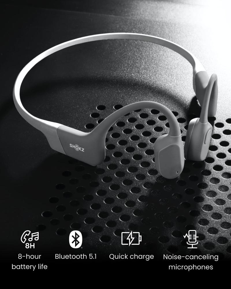 Bone Conduction Headphones Shokz Openrun Bluetooth (Aftershokz Bose ...