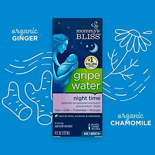 Mommys Bliss Gripe Water Night Time, Infant Gas Colic Relief, Gentle ...