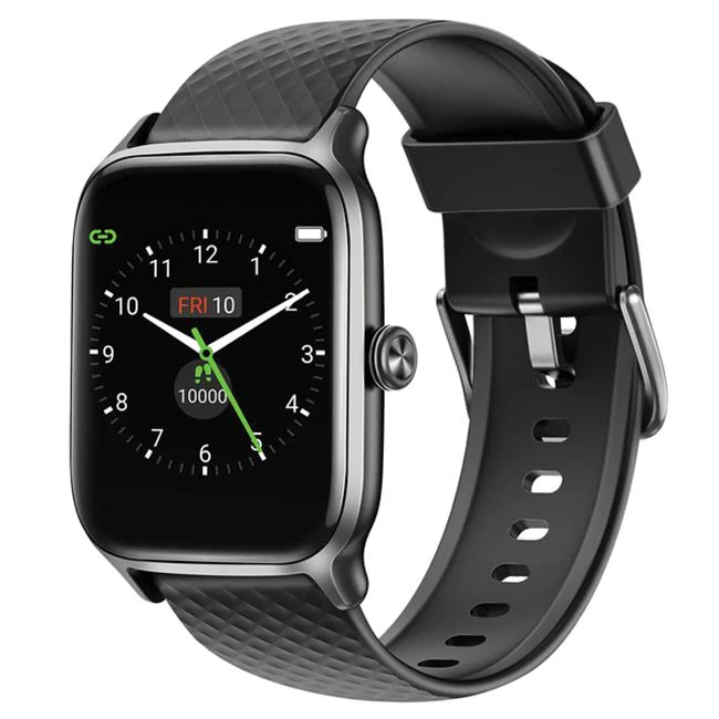 Reloj Inteligente Negro Sincronización Bluetooth 5.0 Pantalla Lcd Tft ...