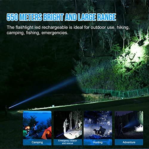 TrustFire T40R Linternas Tácticas, Linternas de 1800 Lúmenes Altos ...