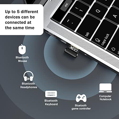 USB Bluetooth 5.3 Adapter for Desktop PC, Real Plug Play Mini EDR ...