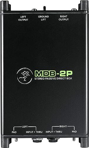 Mackie MDB Series, Passive Stereo Direct Box with dual 1/4 High ...