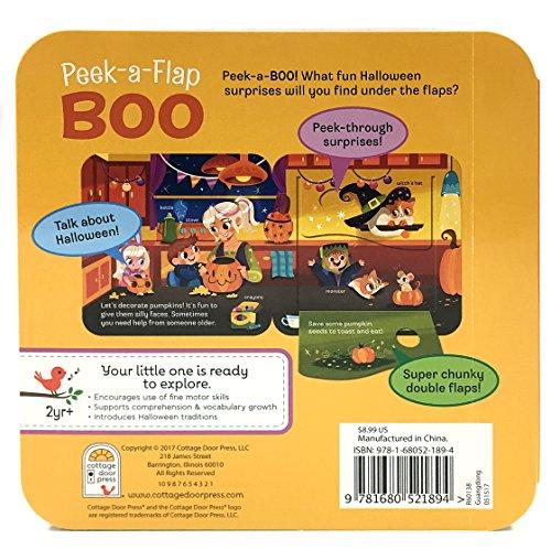 Boo Halloween Lift-a-Flap Board Book Ages 0-4 (Peek-A-Flap) : Precio ...