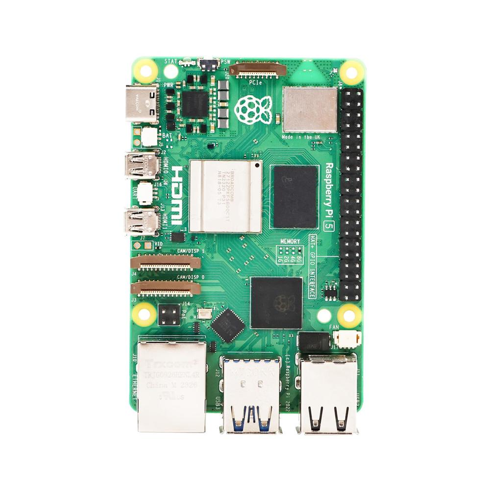 Raspberry Pi 5 8GB/4GB with 27W Power Adapter Pi5 Active Cooler Heatsinks for Pi 5 Intelligent ...