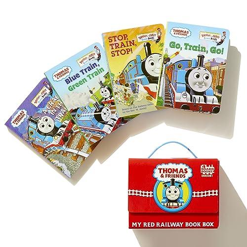 Thomas y sus amigos: Mi caja de libros del ferrocarril rojo (libros de ...