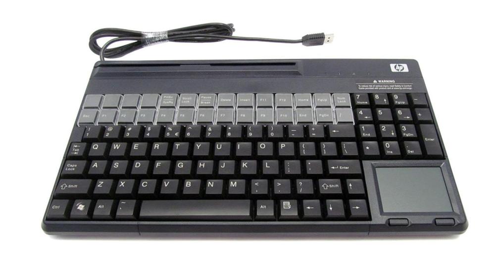 Teclado HP POS USB con lector de banda magnética : Precio Costa Rica