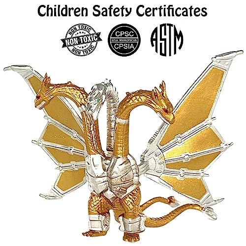 TwCare Juego de 10 figuras de acción conjuntas móviles de Godzilla vs ...