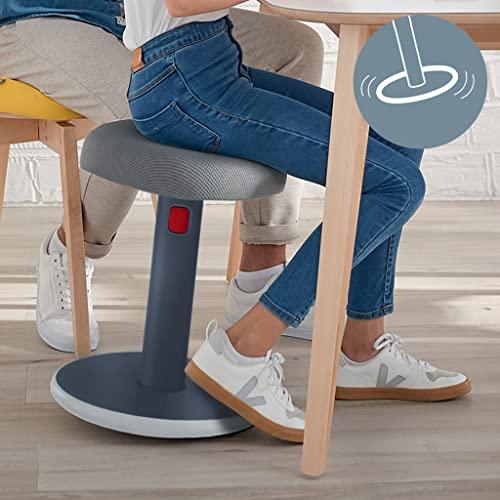 Leitz Active Sit Stand Stool, Ergonomic Height Adjustable 46cm to 79cm ...