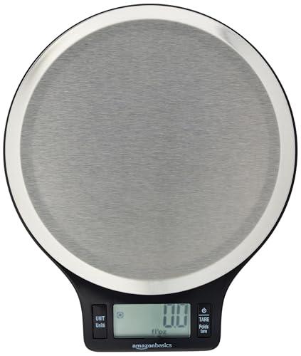 Amazon Basics Digital Kitchen Scale with LCD Display, Batteries ...