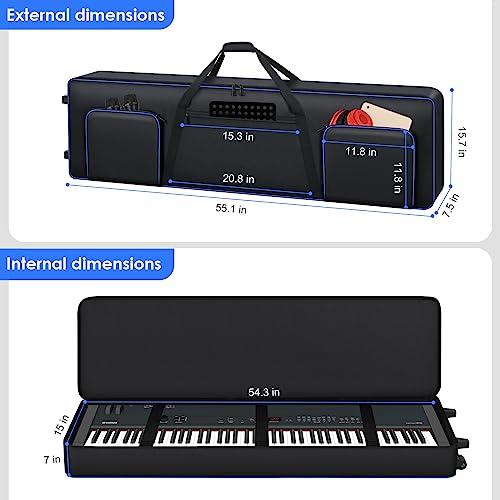88 Key Keyboard Case with Wheels (54.3x14.9x7.1) | 88 Key Keyboard ...