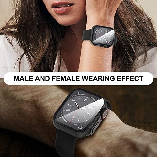 Suoman for Apple Watch 40mm Screen Protector Case, [ Looks Like Ultra Protector Case ] Tempered ...