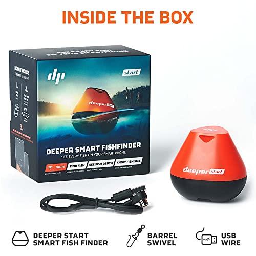 Deeper START Smart Fish Finder - Portable Fish Finder and Depth Finder ...