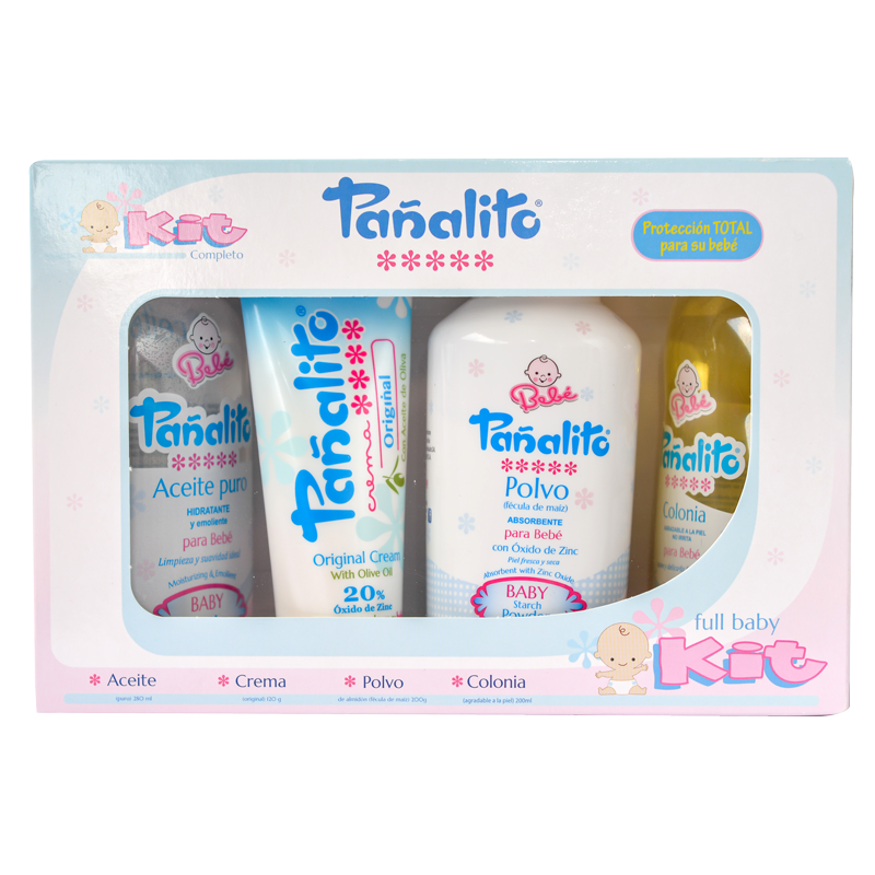 Kit de Crema Colonia Talco y Aceite Pañalito : Precio Costa Rica