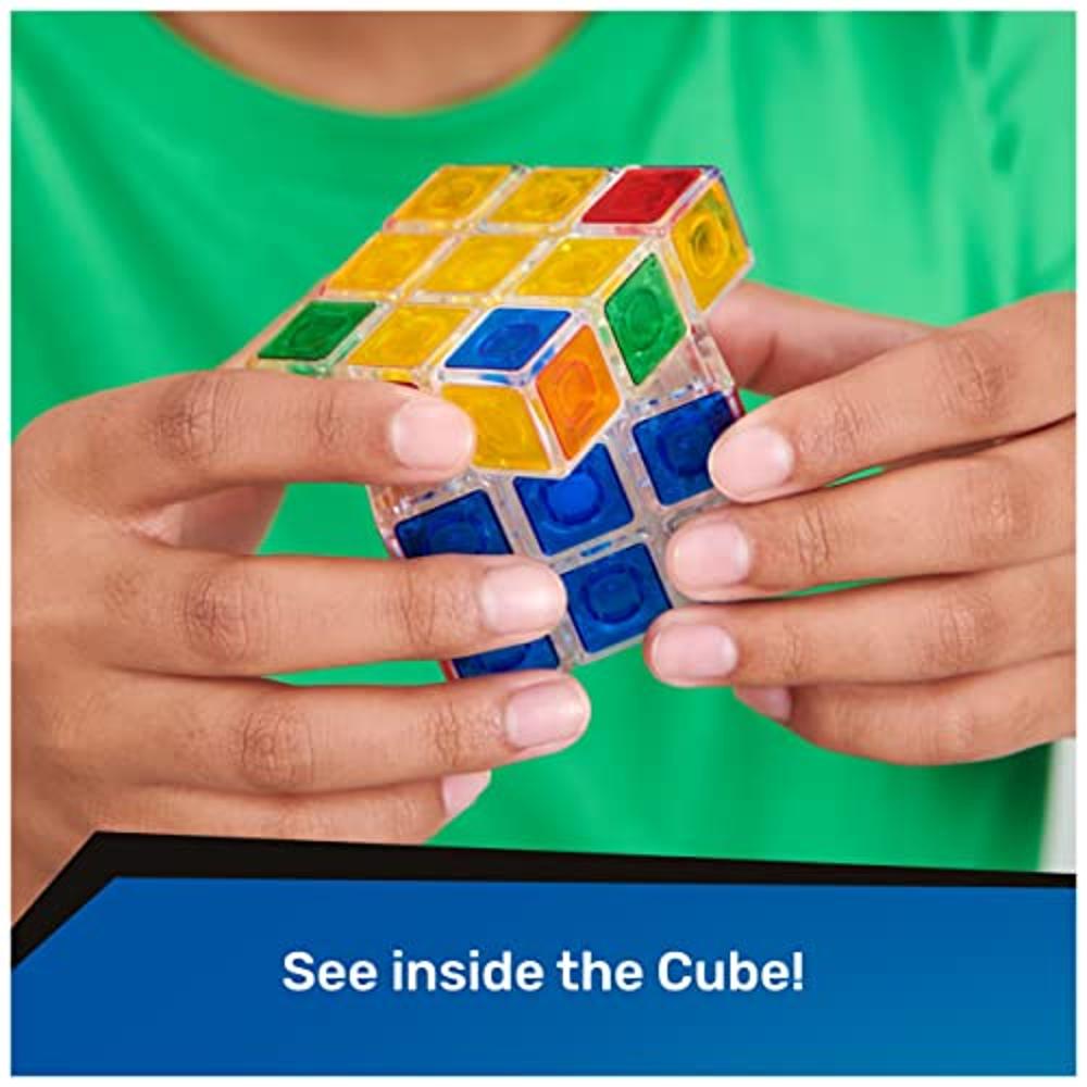 Rubiks Crystal, nuevo cubo transparente de 3x3, juego clásico de rompecabezas para resolver ...