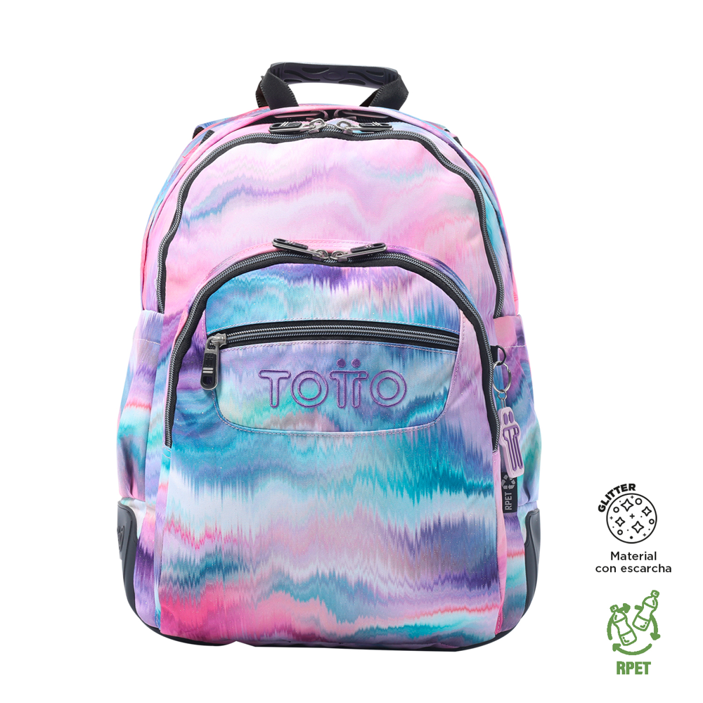 Mochila Rayol Glitter Totto Color Rosado : Precio Guatemala