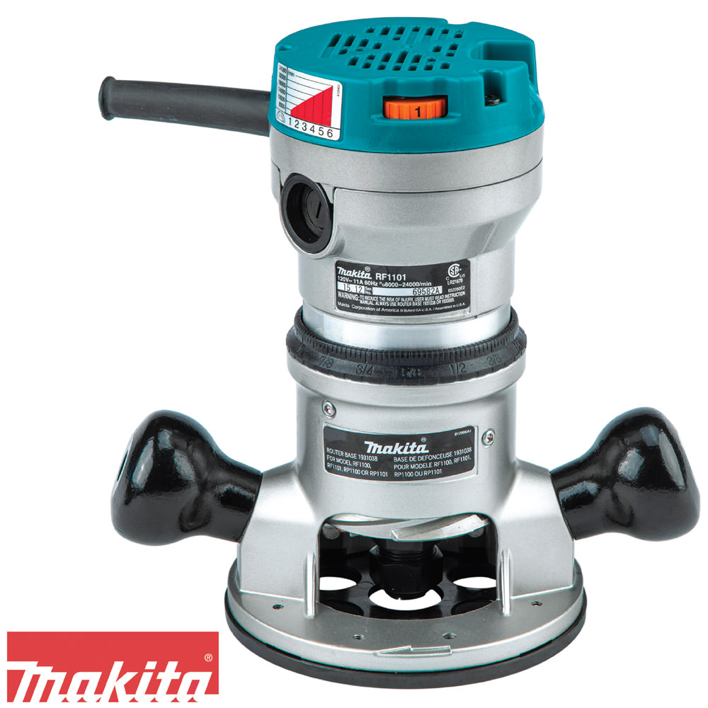 Router Makita Rf1101, 1,100W Vel.Var.-1/2 2Hp : Precio Guatemala