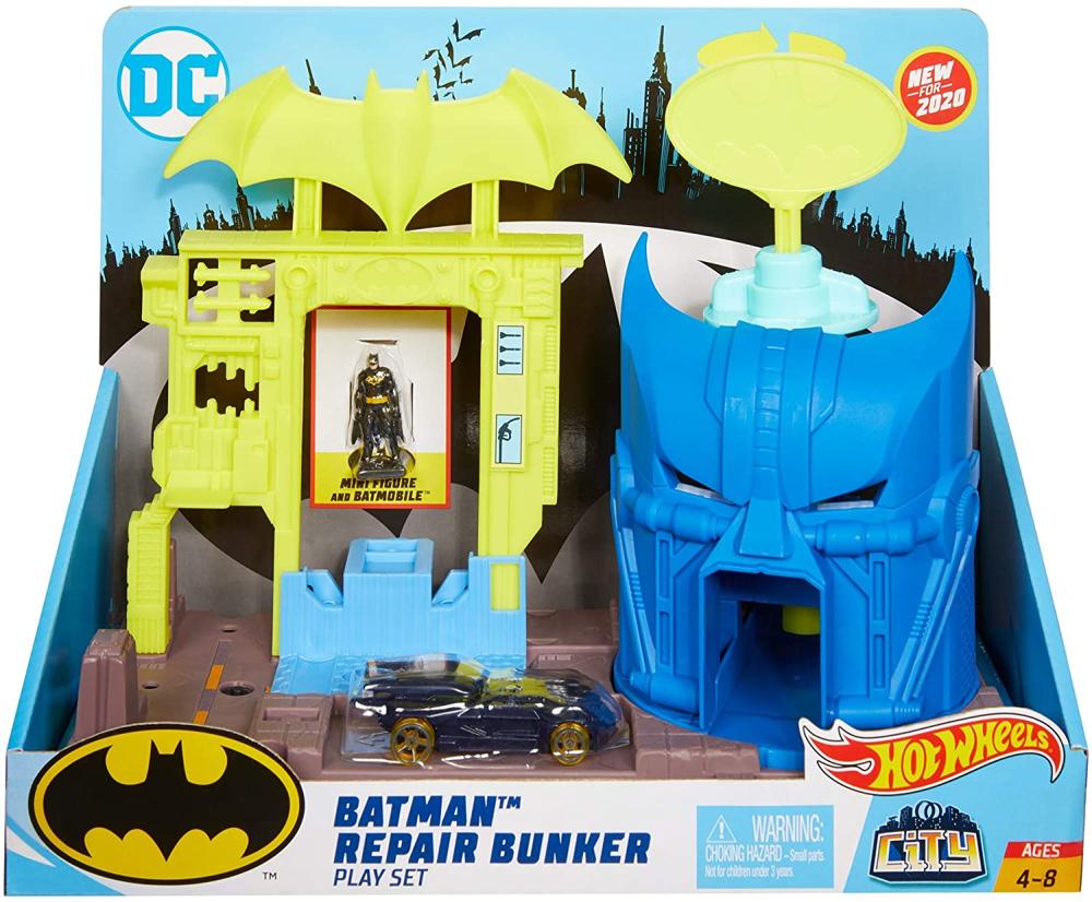 Set De Juego Garage De Batman, Incluye Vehículo Y Figura, Hot Wheels ...
